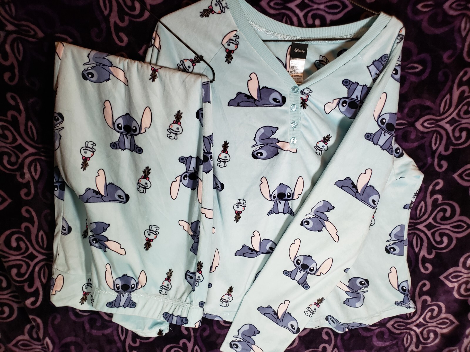 Disney - Lilo & Stitch - Top and Bottom PJ Pajama Set… - Gem