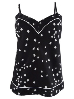 INC International Concepts Womens Camisole Tank Top Black Starry Night ...