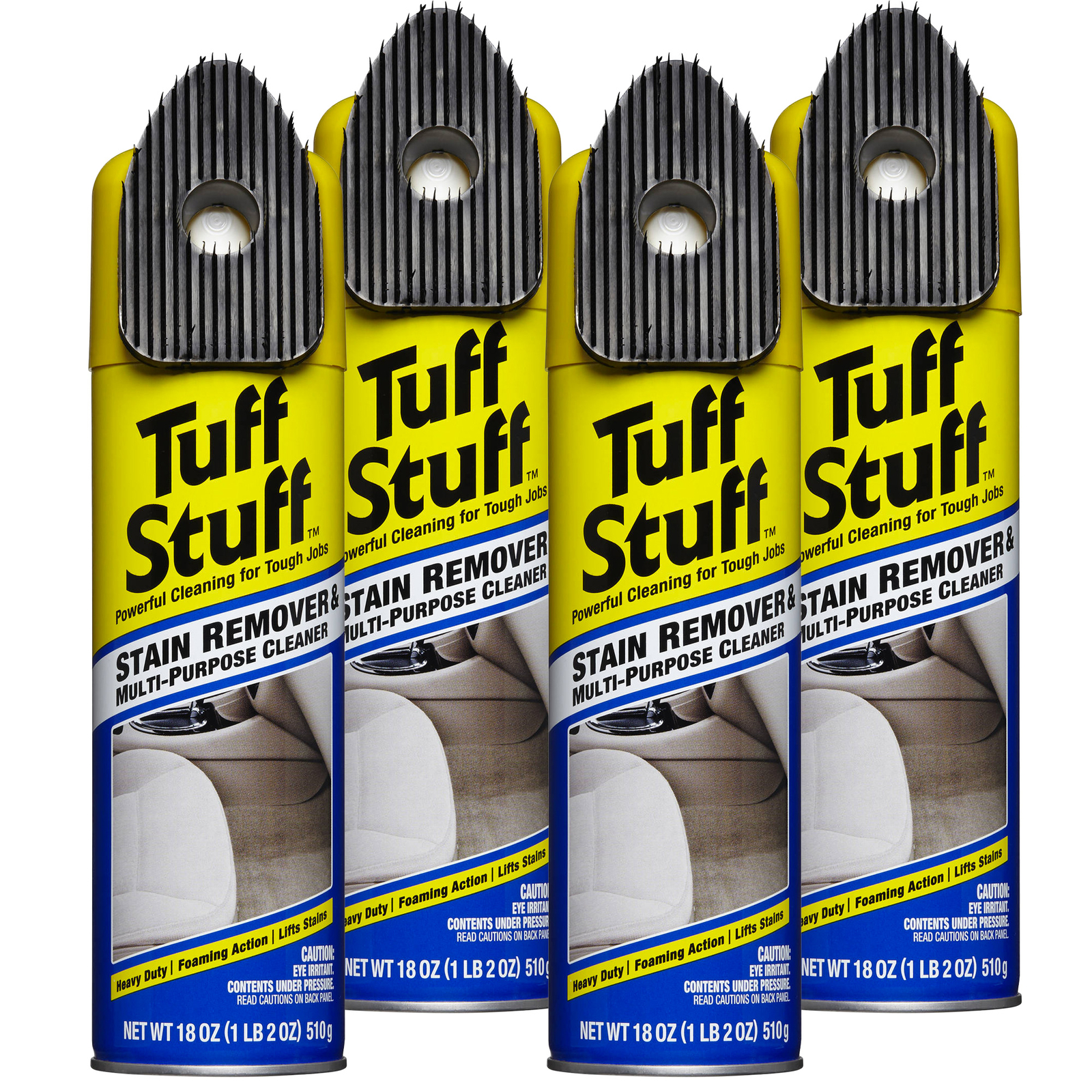 Tuff Stuff Multi-Purpose Foam Cleaner and Stain Remover, 18 Oz. (4-PACK ...