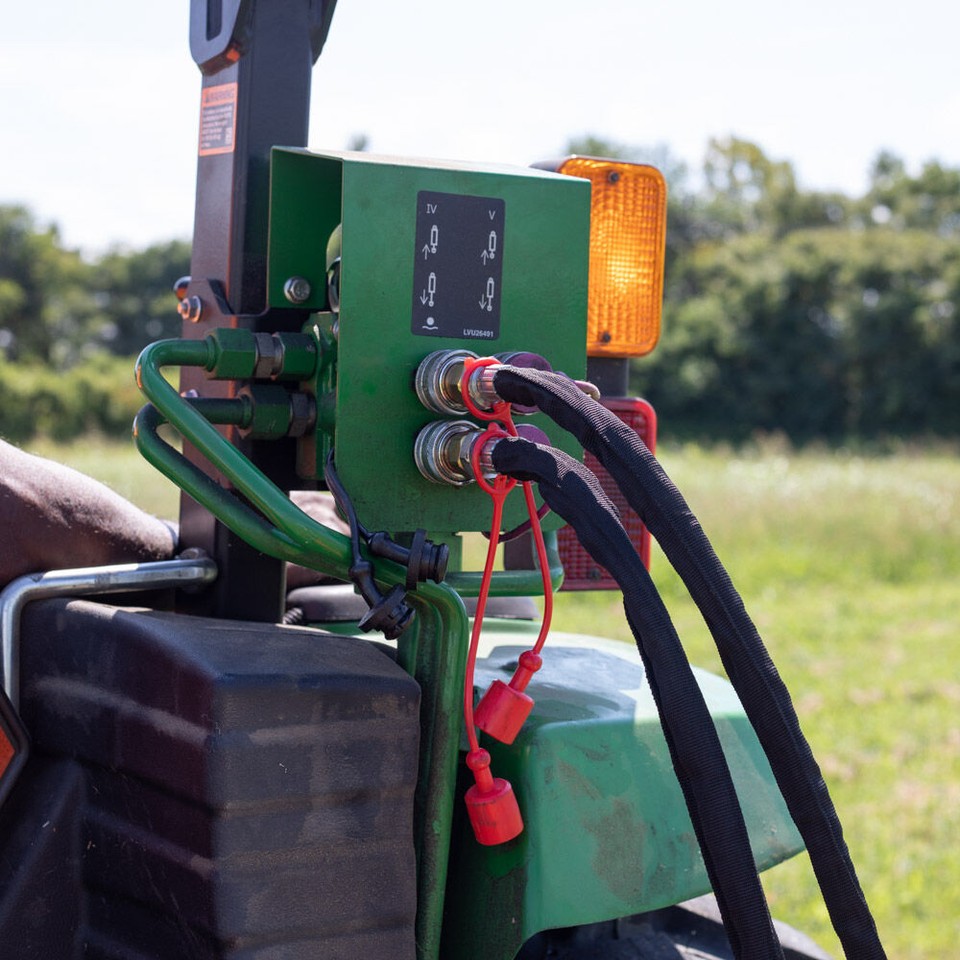 Titan Attachments 3 Point 72in Flail Mower with 16in Hydraulic Side ...