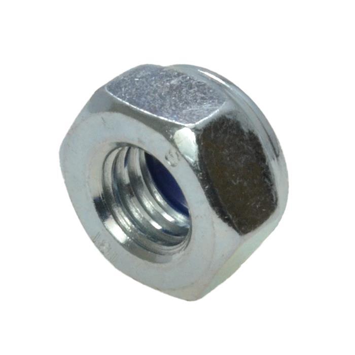 Pack Size 50 Zinc Plated Hex Nyloc M12 (12mm) Metric Coarse Class 8 ...
