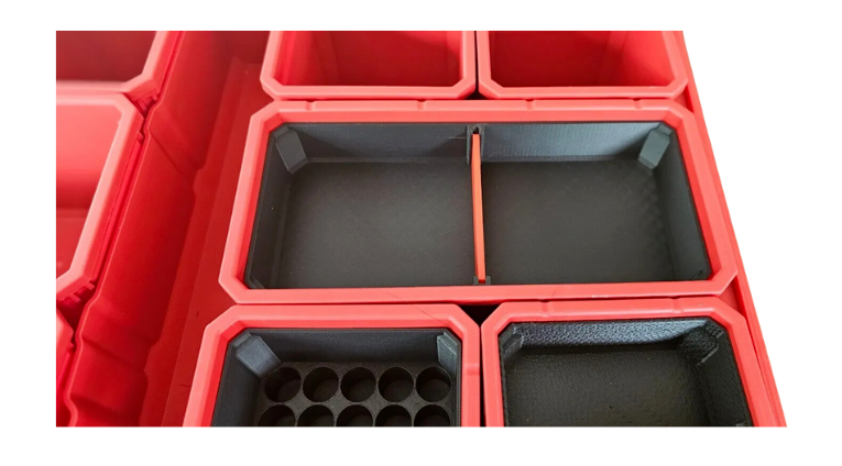 For MILWAUKEE Packout Organizer LARGE Tray Bin Insert W/Removable ...