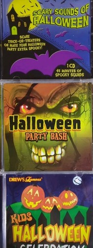Halloween CDs (3) Lot: Scary Sounds of Halloween - 🎃 Spooky 38521109780 ...