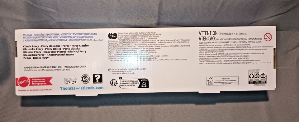 Thomas and Friends 80th Anniversary Classic Percy Motorized Engine NEW ...