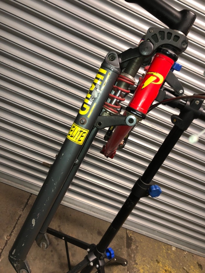 Retro Proflex 857 Expert Series Carbon Swingarm Girvin Cross Link Elite ...