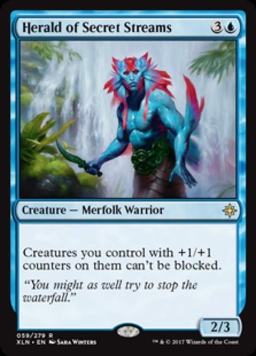 Herald of Secret Streams - Light Play MTG Ixalan | eBay