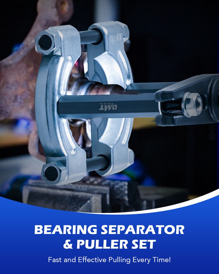 14Pcs Bearing Separator Puller Set 2" & 3" Splitters Bearing Remover ...