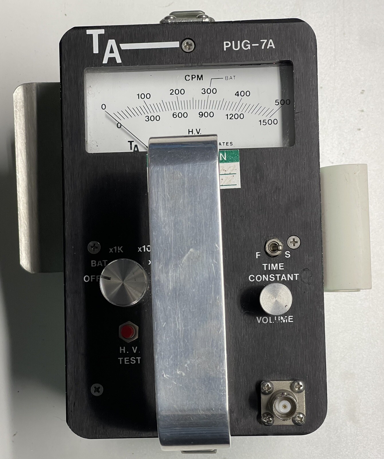 TA Pug-7A Radiation Survey Meter Analog + P15 Pancake G-M Detector | eBay