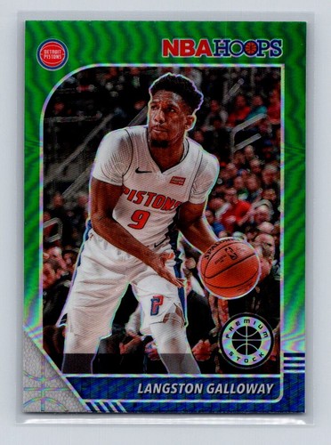 2019-20 Hoops Premium Stock #221 Langston Galloway Green SP | eBay
