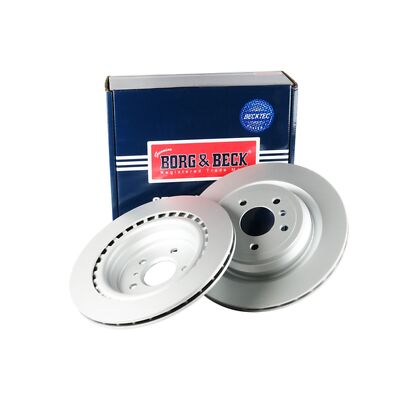 2x Brake Discs Vented For Mercedes GLE W166 250D Borg & Beck Rear ...
