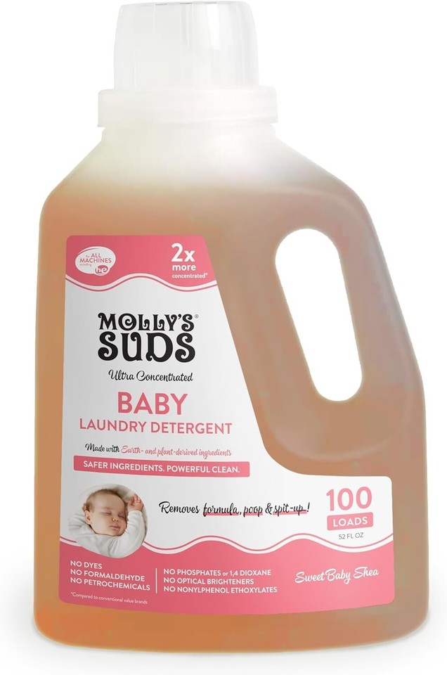 Baby Liquid Laundry Detergent | Removes Formula, Poop & Spit-Up Stains ...