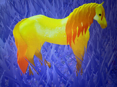 Roblox Wild Horse Islands NEW Golden Apple Friesian | eBay