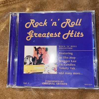Rock And Roll Greatest Hits Volume 1 Audio Music CD Disc 1999 Madacy | eBay