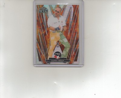 Guppy Troup Red Prismatic 2024 Leaf Metal PBA Bowling Card Serial #1/1 ...