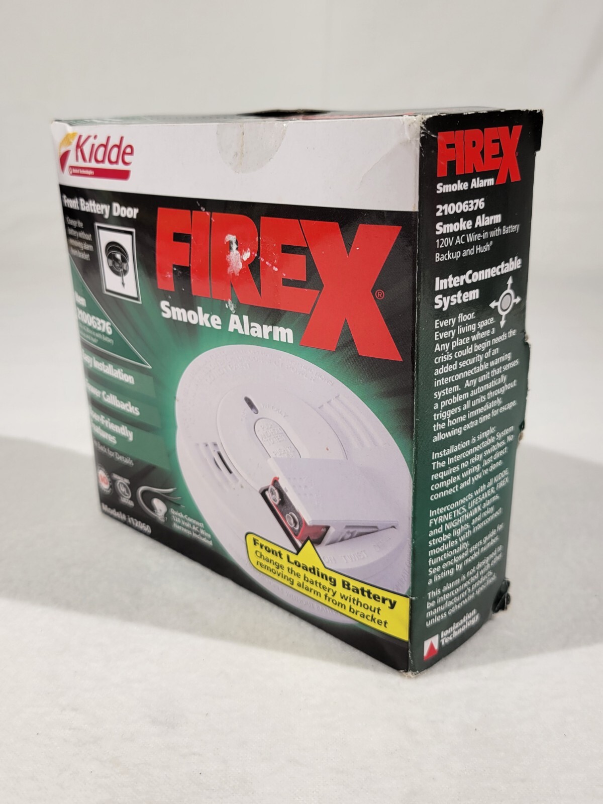 Kidde i12060A AC Hardwired Smoke Alarm - White for sale online | eBay