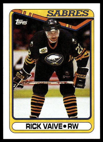 1990-91 Topps #148 Rick Vaive Buffalo Sabres Hockey Card | eBay