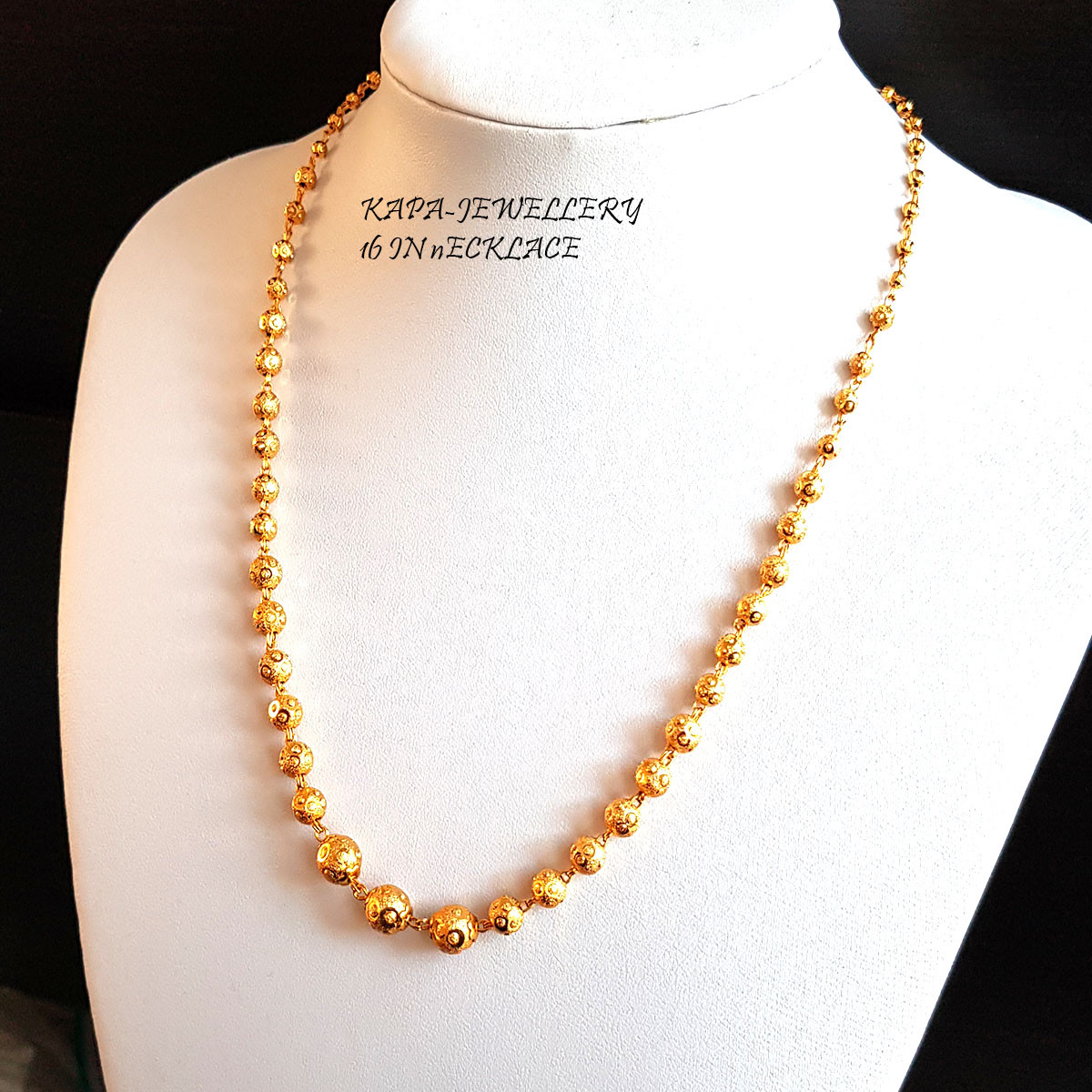 Indian Gold Chain Necklace