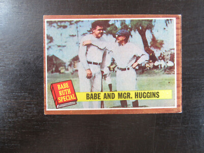 1962 Topps # 137 Babe Ruth Mgr Huggins Card New York Yankees | eBay