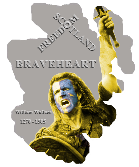 Scotland Flag Map Gold Silver Coin Brave Heart Mel Gibson Scottish 1270 ...