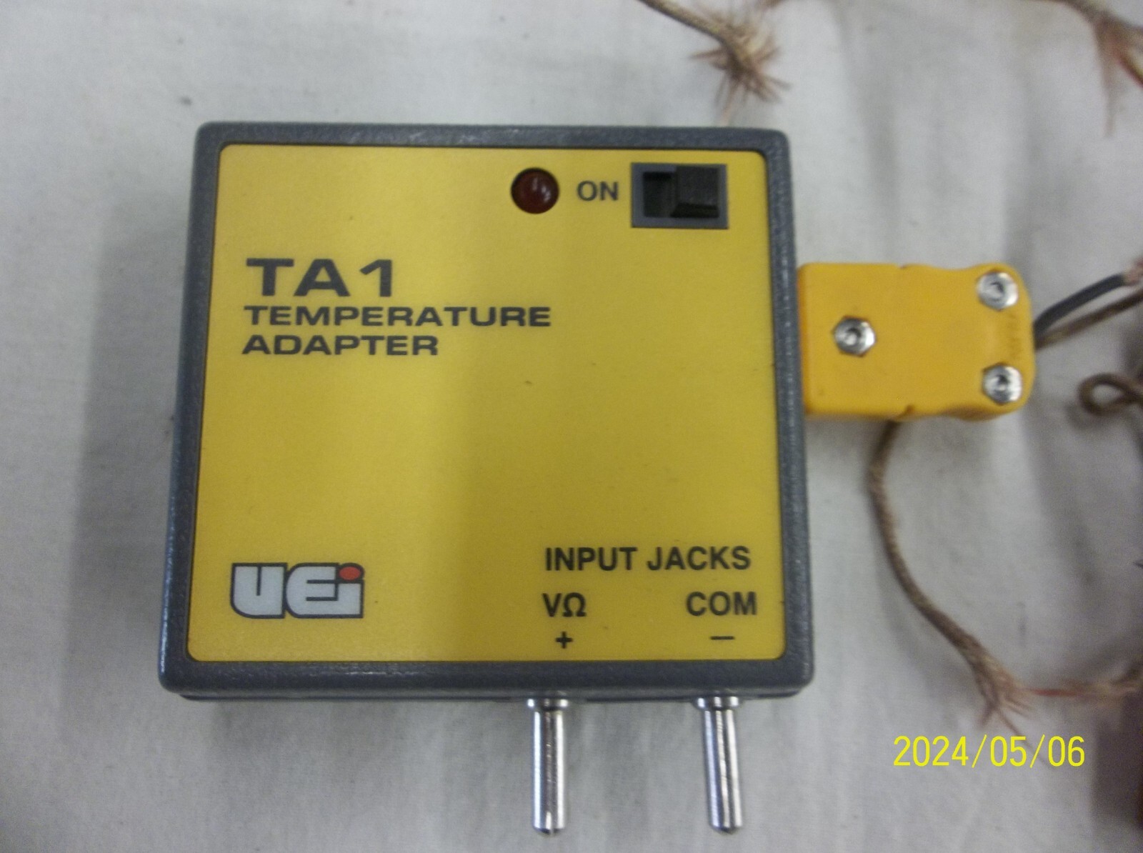 UEI DM 383 Digital Multimeter W/LEADS, TA1 TEMP ADAPTER AND CA 383 ...