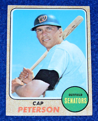 Cap Peterson * 1968 Topps Baseball #188 ⚾ Washington Senators ⚾ | eBay