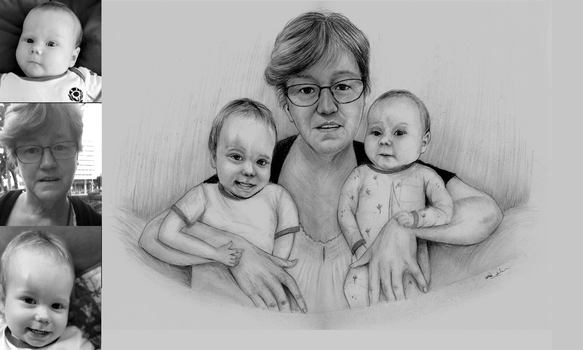 Family Of 7 Drawings