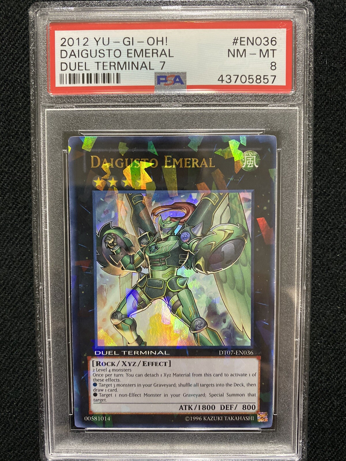Yugioh Duel Terminal 7 Daigusto Emeral DT07-EN036 PSA 8 NM-MT | eBay