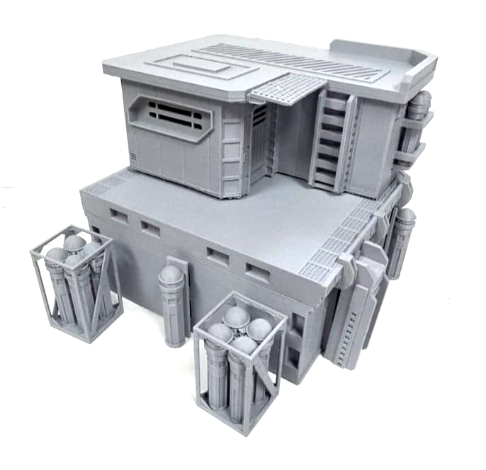 Modular Outpost Building Sci-Fi Terrain Warhammer Scenery Tabletop ...