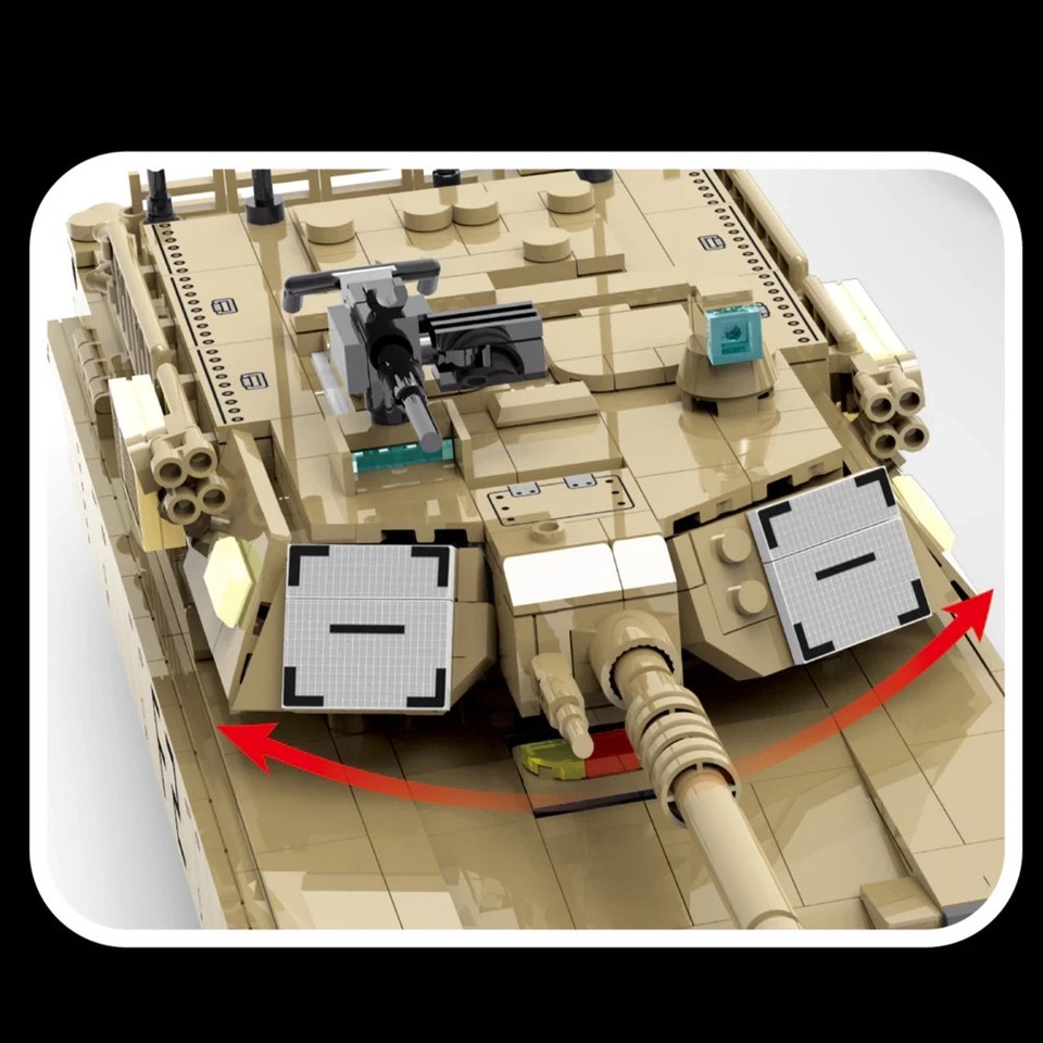 MOC M1070 Armored Vehicle DIY Model Building Blocks Set Military For ...