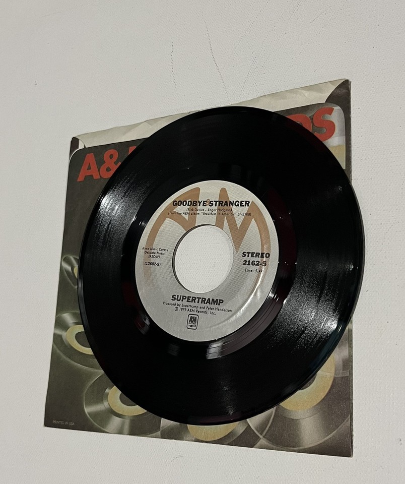 Supertramp Goodbye Stranger 7'' 45RPM A&M 2162 | eBay