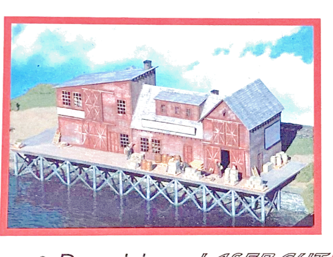 Northeastern Scale Models 20109 HO Dave Frary's "Sam Cahoon's Fish Pier ...