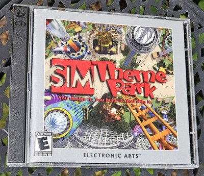 "SIM THEME PARK" PC Game WIN 95/98/XP EA Games Vintage 2002 *near Mint ...