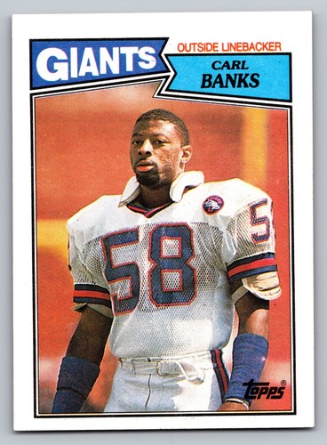 CARL BANKS (1984-1995) NFL New York Giants - CHOOSE YOUR CARD! | eBay
