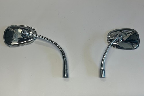1949-1967 VW Bug Beetle Pear Shaped Door Mirror SET Left & Right Chrome ...