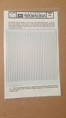 MicroScale 4" and 6" striping #87-214 (half sheet) | eBay