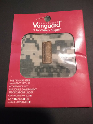 Vanguard US Army ACU Sew On Second Lieutenant Patches (2) (19-842) | eBay