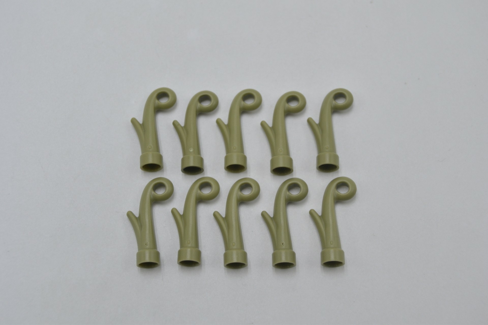 LEGO 10 x Pflanze Gras Stengel Stiel Halm Olive Green Plant Grass Stem ...