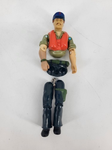 1984 GI Joe Cutter ARAH V1 Whale Hover Craft Pilot Figure COMPLETE ...