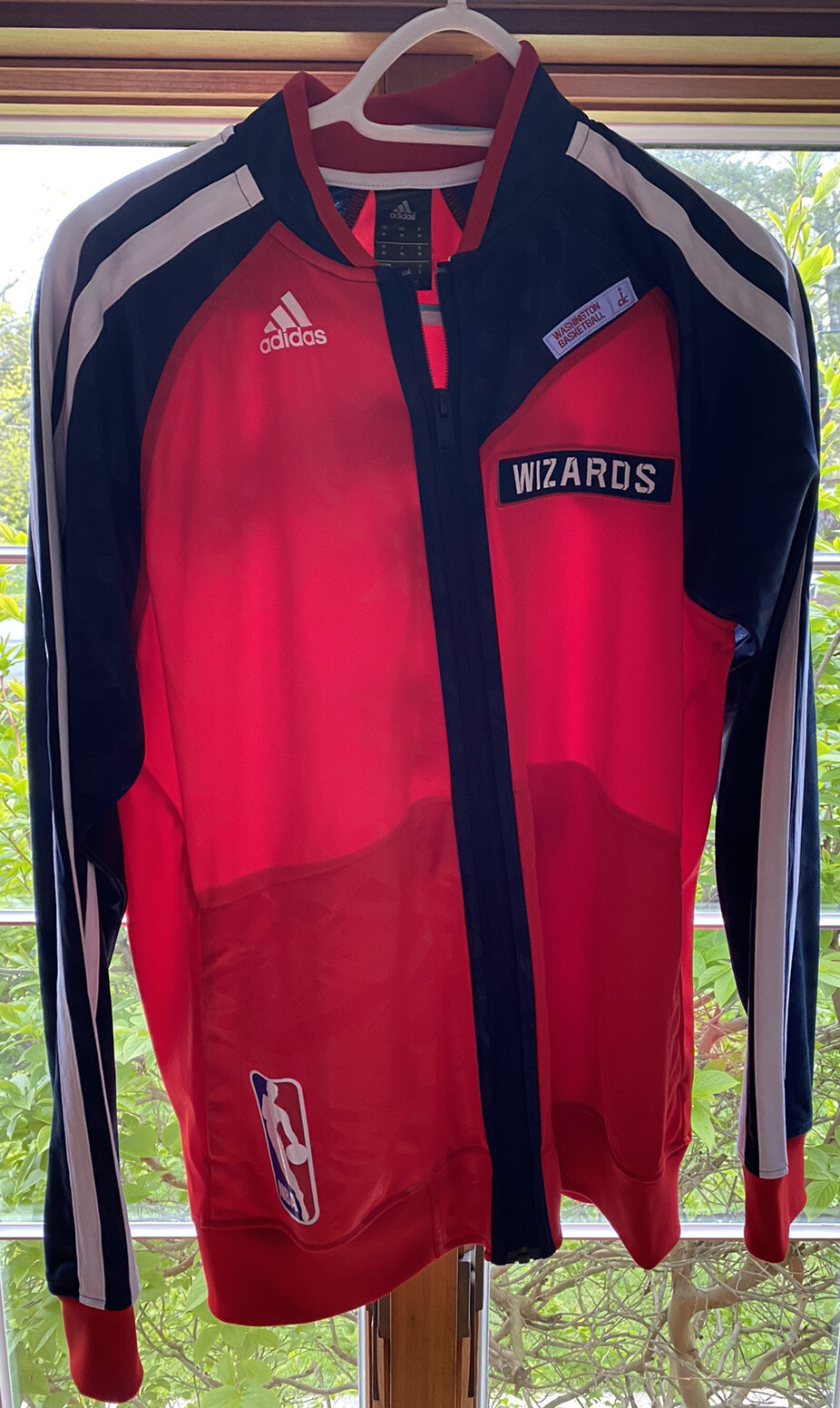 *NEW* Men's Washington Wizards Official Adidas Warm Up Jacket Size M ...