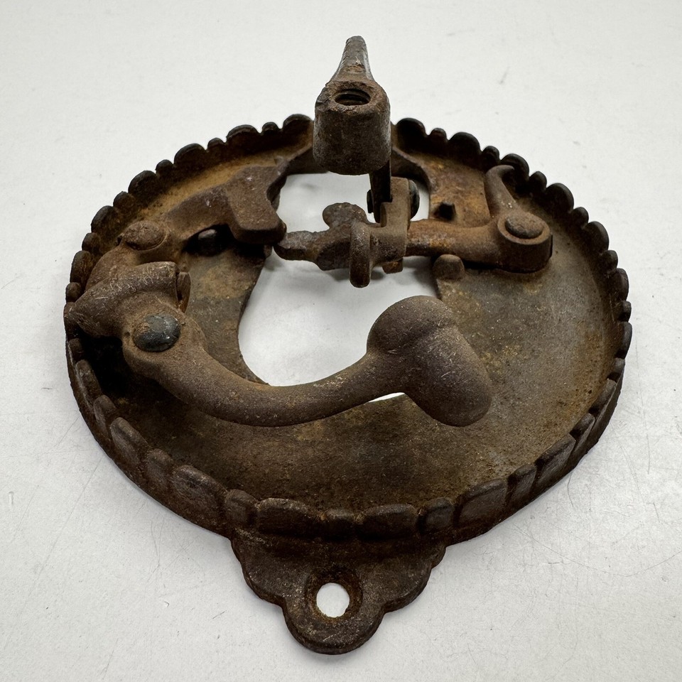 Eastlake Victorian Mechanical Door Bell Brass PAT'D 1872 Doorbell ...