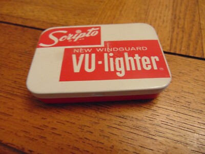 Vtg Scripto Vu Lighter Advertising Hoover Co Lighter In Original Tin ...