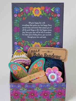 Natural Life Happy Box Gift Set full of six thoughtful inspiring gifts ...