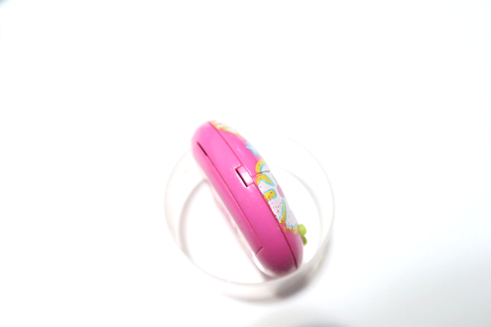 Tamagotchi V2 Bandai Connection Yellow Pink Magenta Flowers English ...