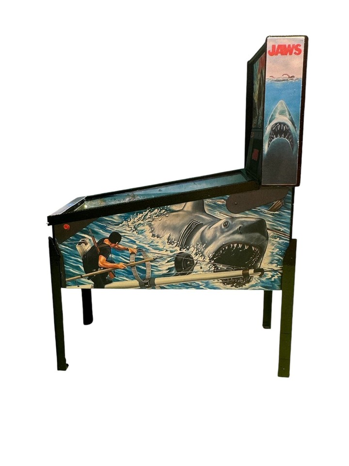 Replica Stern "Jaws” (Premium) Pinball Machine 1:13 Scale Collectible ...