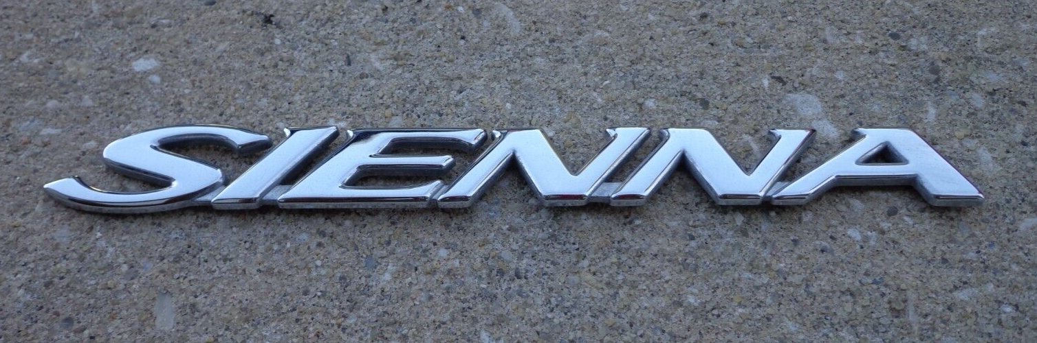 Toyota Sienna emblem badge decal logo symbol van OEM Factory Genuine ...