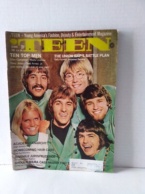 'Teen October 1968 Issue Young America's Beauty + Fashion Entertainment ...