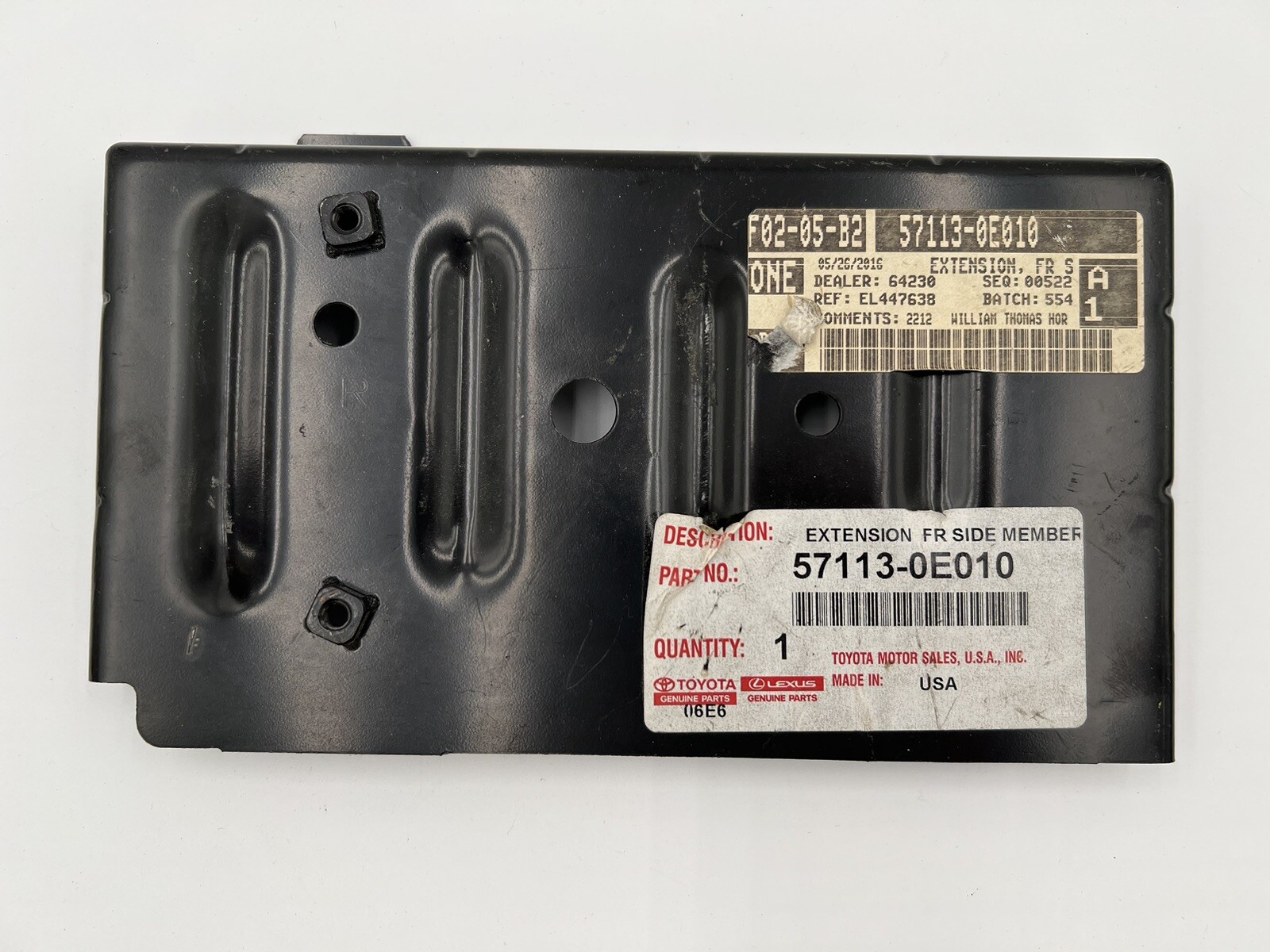 Lexus+571130E010+Genuine+OEM+Factory+Original+Rail+EXTN for sale online ...