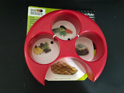 Meal Measure Portion Control Plate | Container for Weight Loss or Diet ...