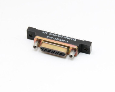 MDM-25PBSP-T 25-Position Micro D Subminiature D-Sub Military Connector ...