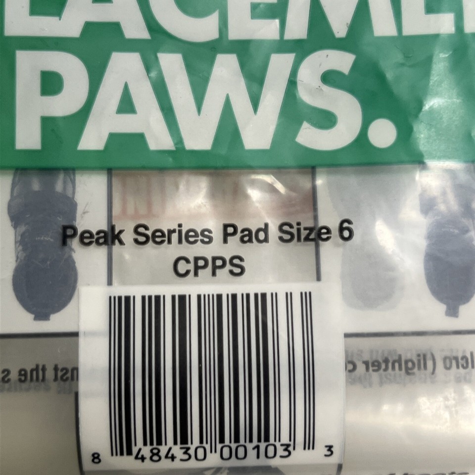 CPPS Size * 6 *Cougar Paw Peak Series Replacement Paws Pads NOS | eBay